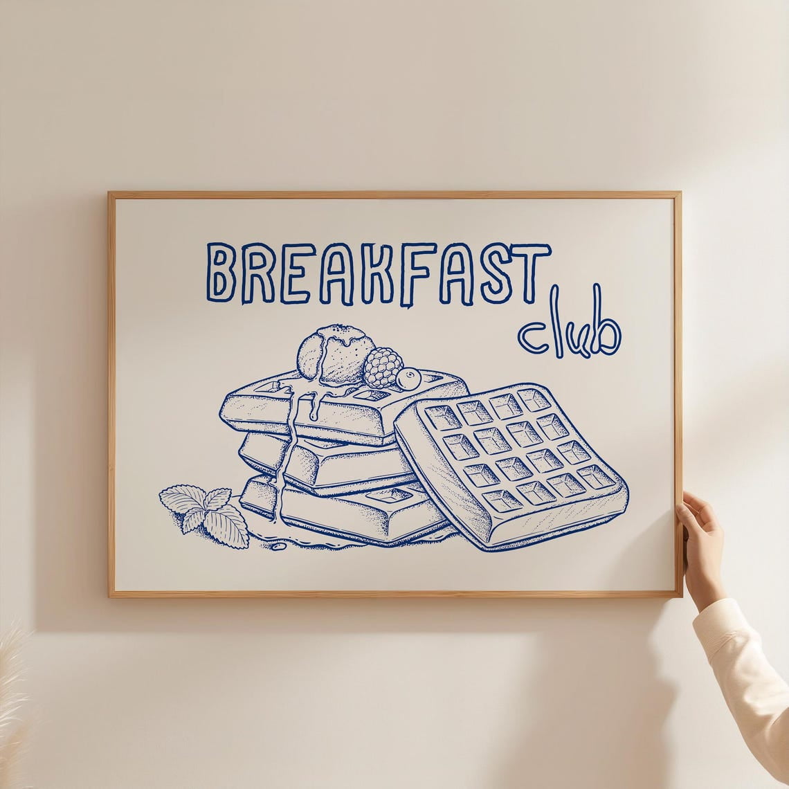 Breakfast Club Print, Dinning Room Decor, Foodie Art, Breakfast Poster ...