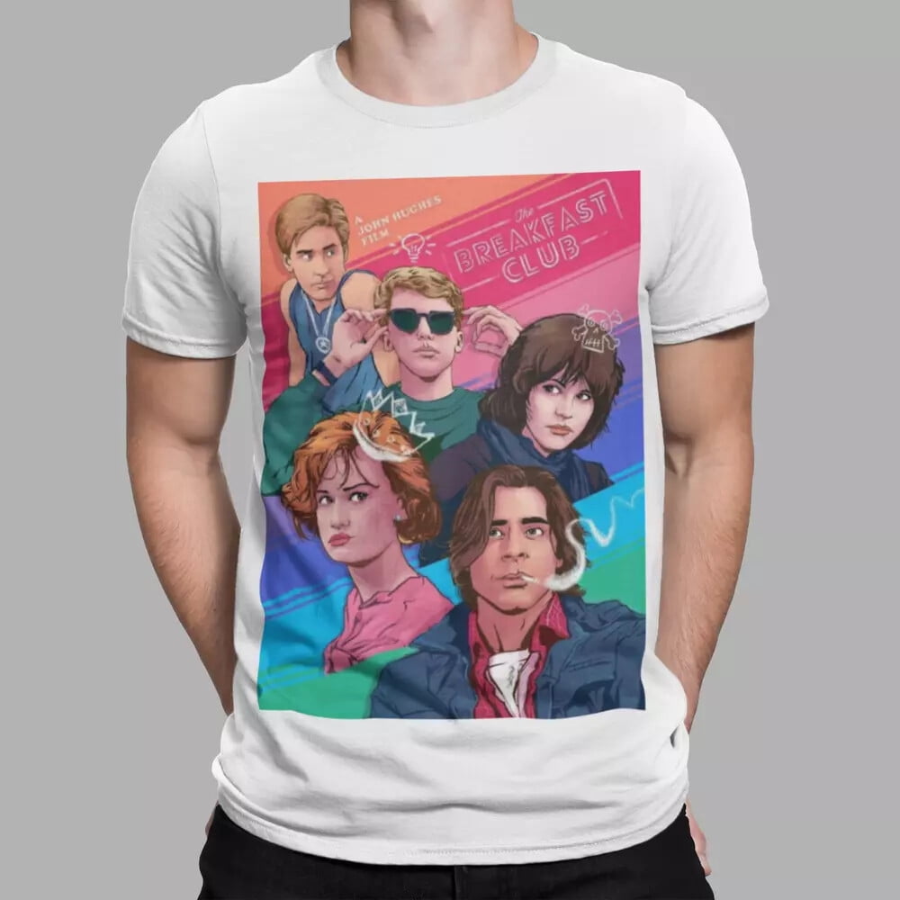 Breakfast Club T-Shirt poster school student Movie Film TV 80s Retro ...