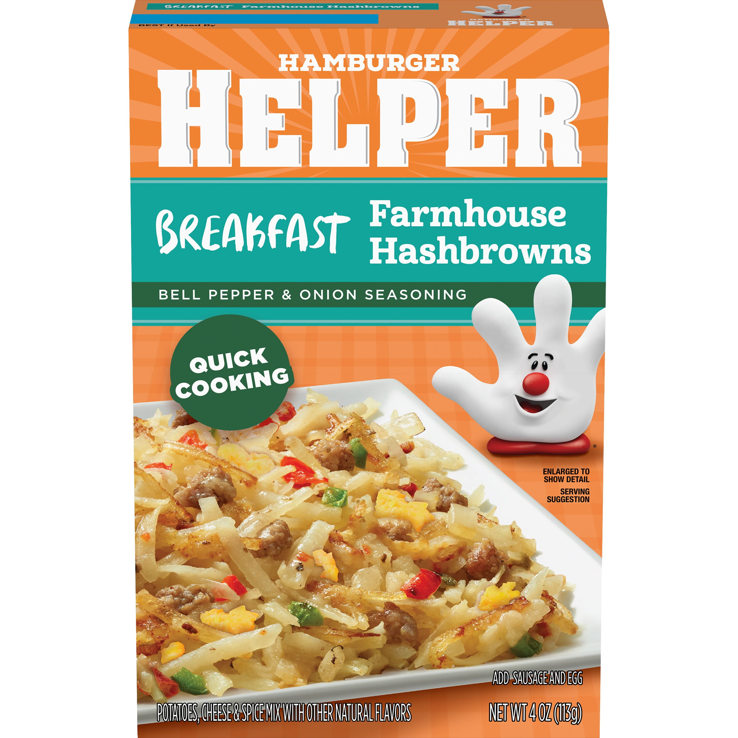 Helper Breakfast Farmhouse Hashbrowns with Bell Pepper & Onion ...