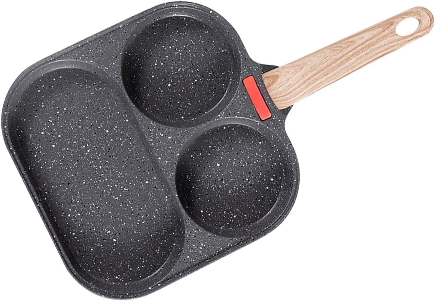 Breakfast Frying Pan, 3 Section Divided Skillet Omelet Pan Heat ...