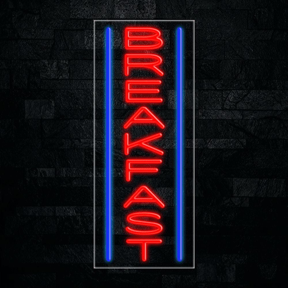 Breakfast LED Neon Sign #31526 Made in USA - Walmart.com