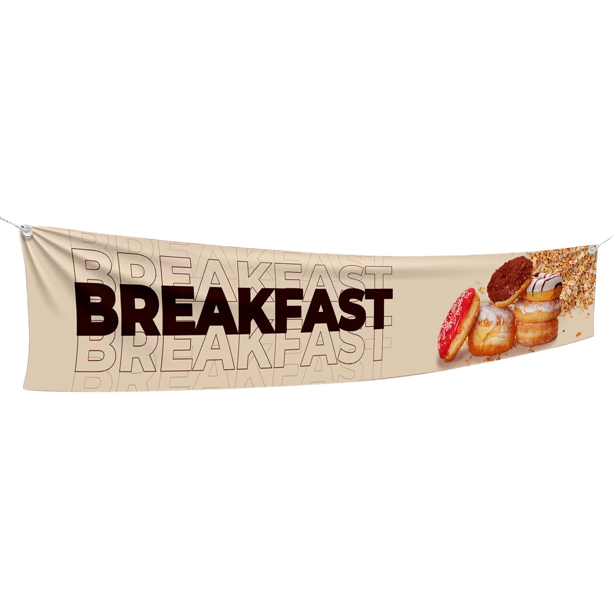 Breakfast Large Banners and Signs for Outdoor by DreamController ...