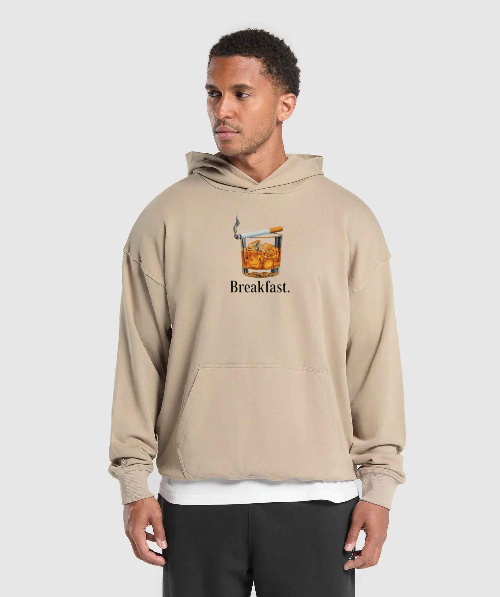 Breakfast Meme Hoodie Cringe Funny Offensive Viral Humor Gen Z Style ...