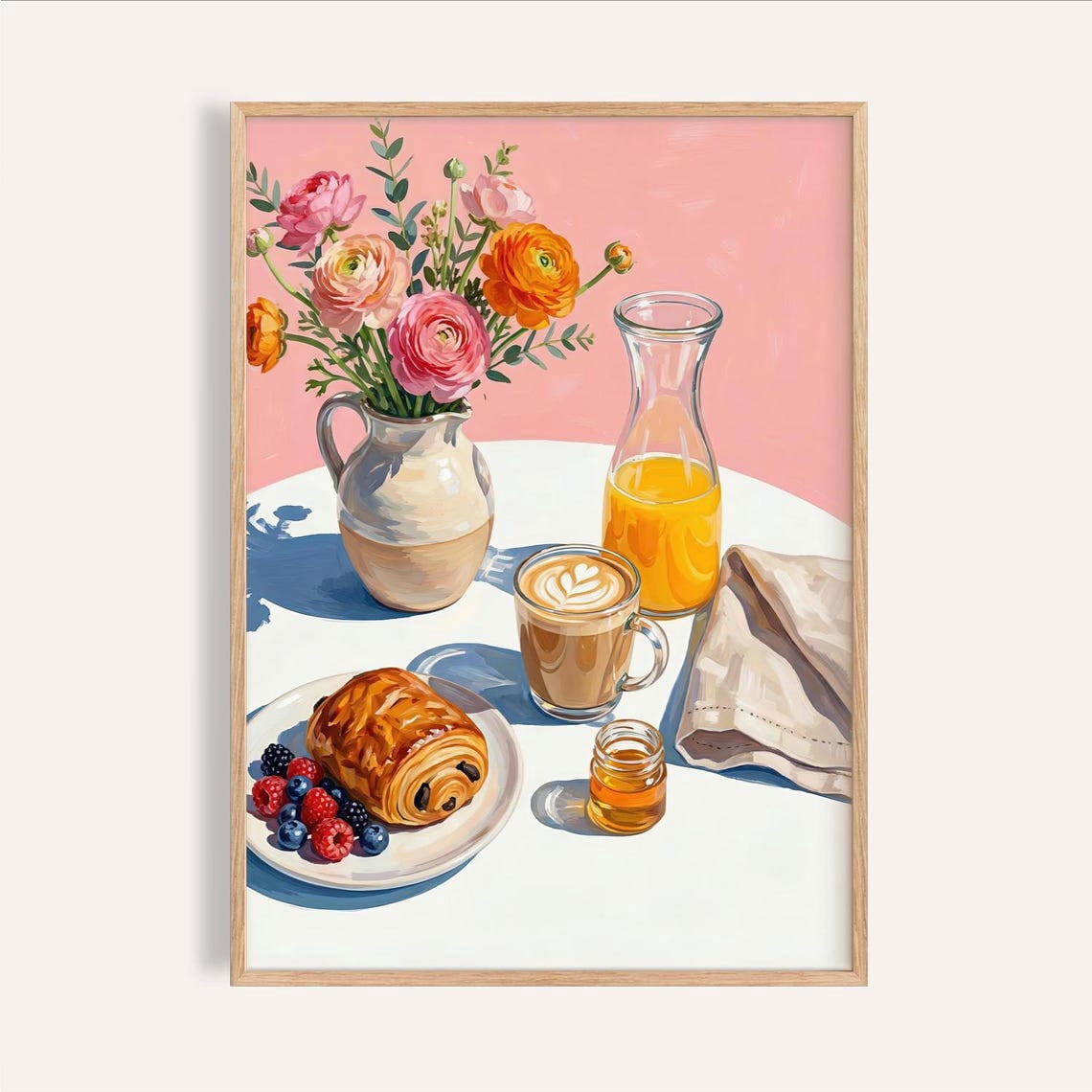 Breakfast Nook Wall Art, Unframed Paper Poster 24x36in - Walmart.com