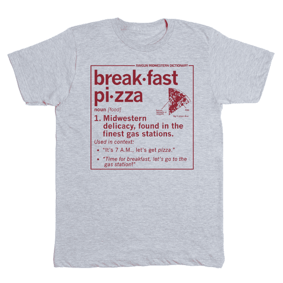 Breakfast Pizza Definition Graphic Tee TShirt Gift - Walmart.com