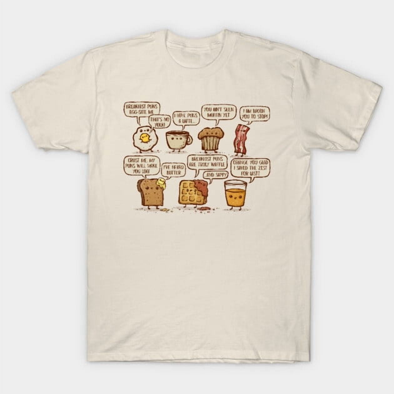 Breakfast Puns are Waffle Funny Foodie Humor for a Waffle Lover Unisex ...