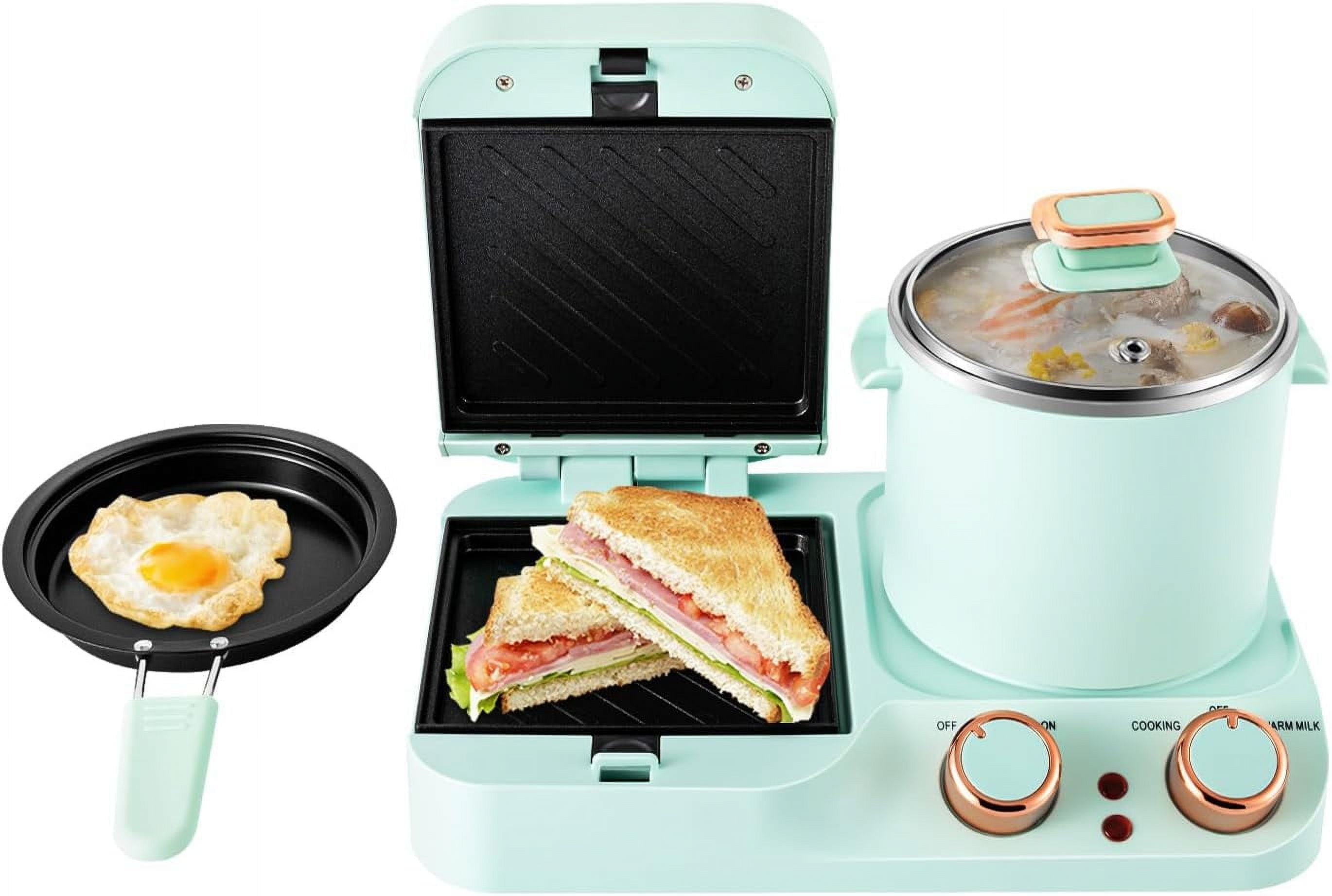Breakfast Station, 3 in 1 Breakfast Station, Multifunctional Mini ...