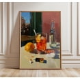 Breakfast Still Life Art Modern Cafe Colorful Kitchen Table Poster ...
