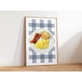 Breakfast Still Life Print | Bacon, Eggs & Toast Kitchen Decor Unframed ...