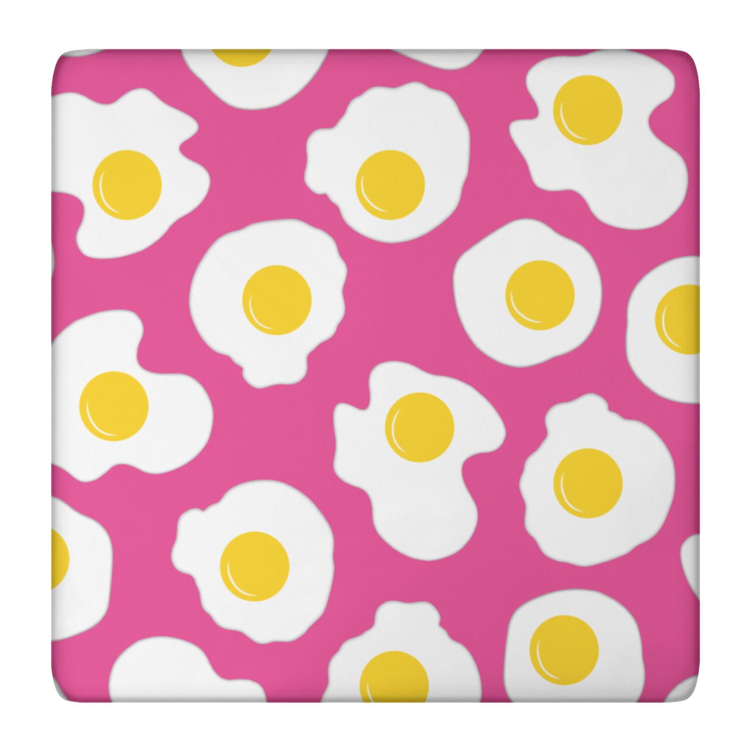 Breakfast-Themed Elastic Tablecloth - Square Fitted Table Cover with ...