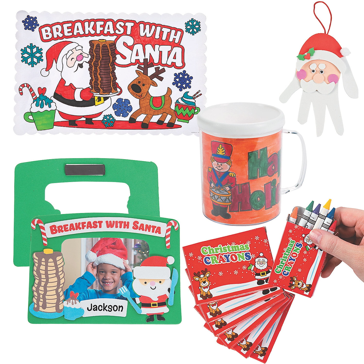 Breakfast with Santa Craft Kit Assortment Bulk 120 Pc - Walmart.com
