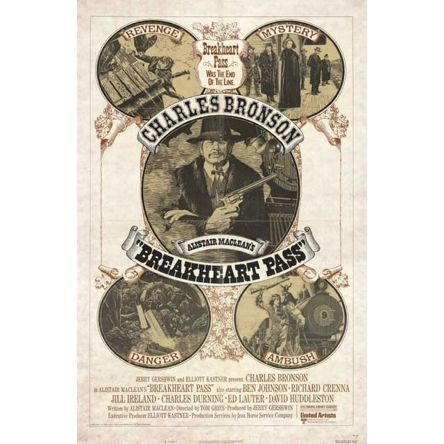 Breakheart Pass - movie POSTER (Style A) (11" x 17") (1976) - Walmart.com