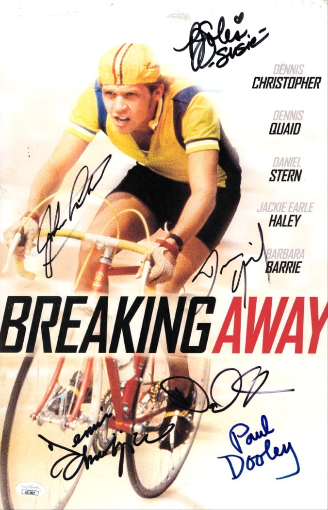 Breaking Away Signed Autographed 11X17 Photo Dennis Quaid Stern ...