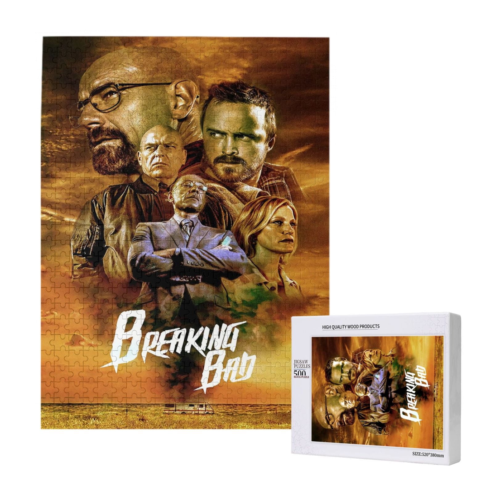 Breaking Bad 1000 Piece Jigsaw Puzzle for Kids Adults, Colorful Poster ...