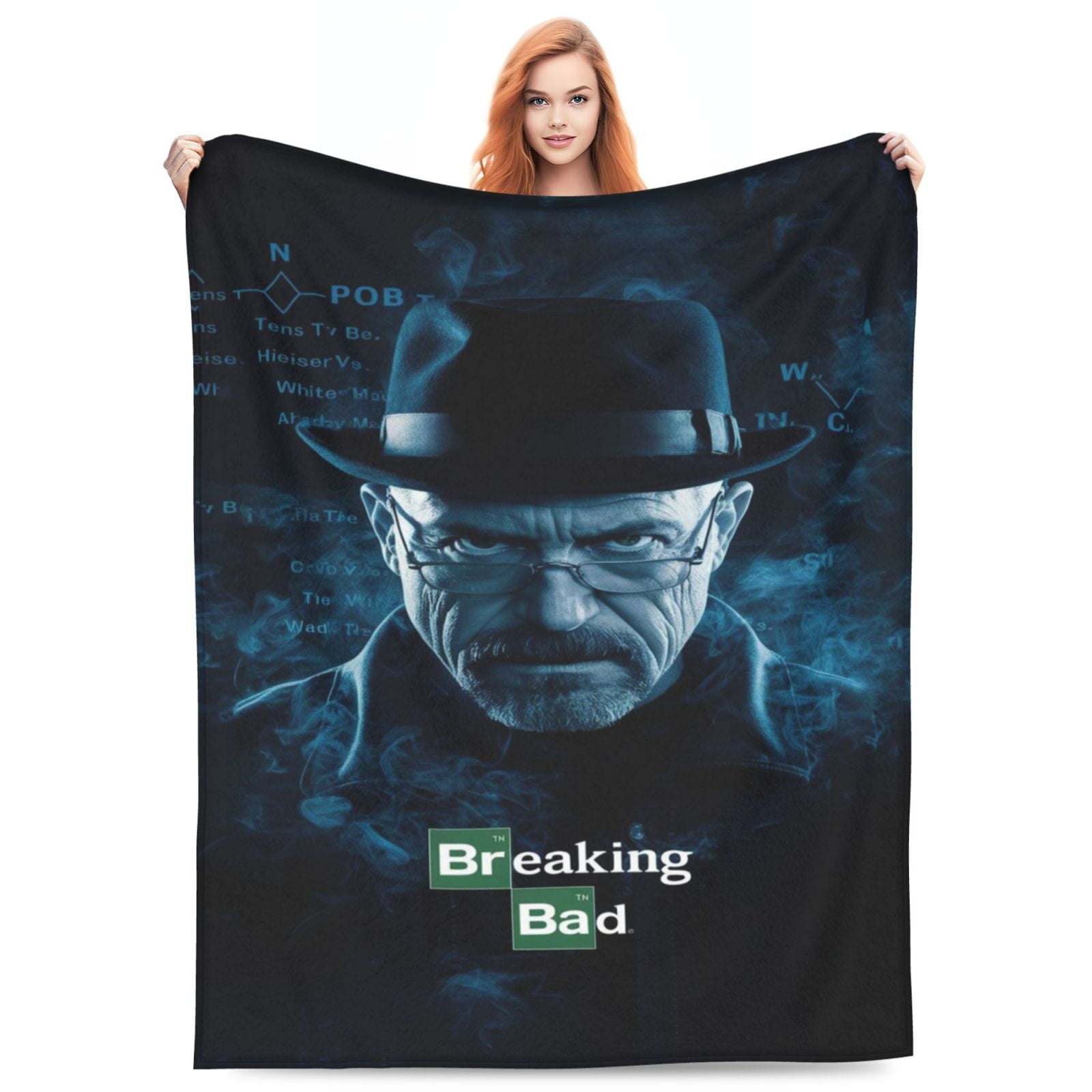 Breaking Bad Blanket Soft Cozy Fleece Throw Blanket Plush Lightweight ...