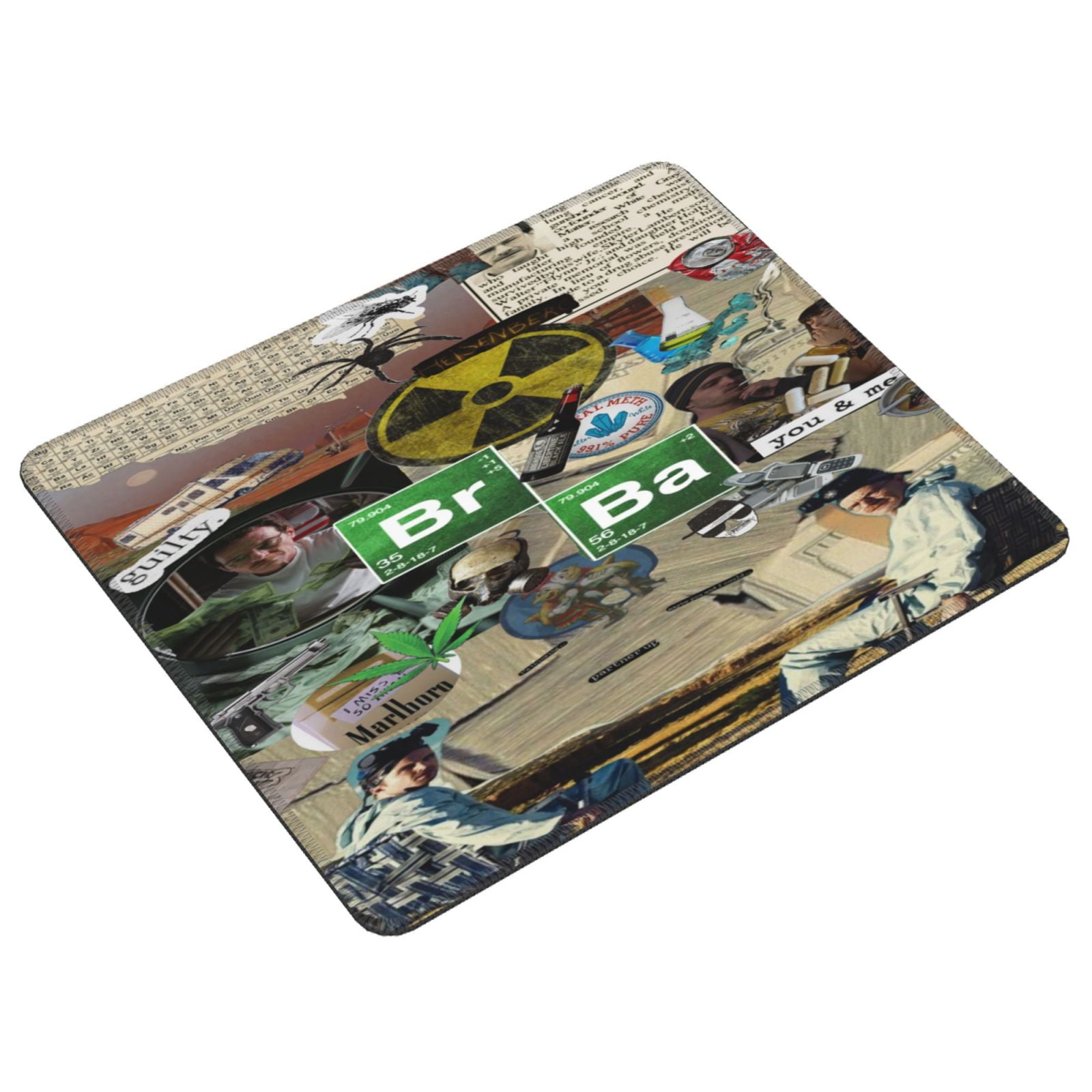 Breaking Bad Computer Mouse Mat with Anti-Slip Rubber Base Anti-Fray ...