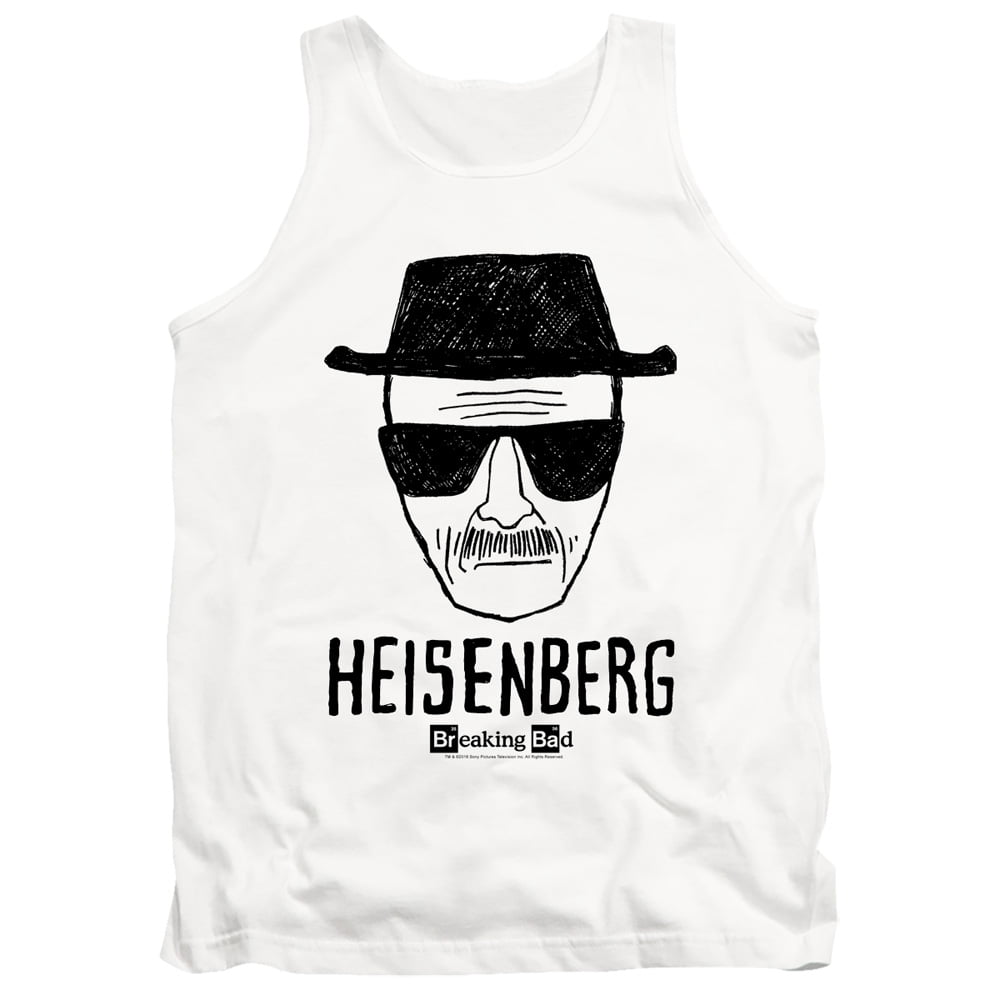 Breaking Bad Heisenberg Unisex Adult Tank Top,Heisenberg, Small ...