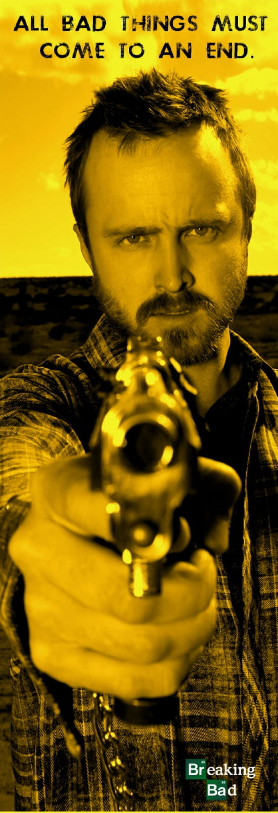 Breaking Bad Jesse Bad Things Gun Poster (24 x 36) - Walmart.com