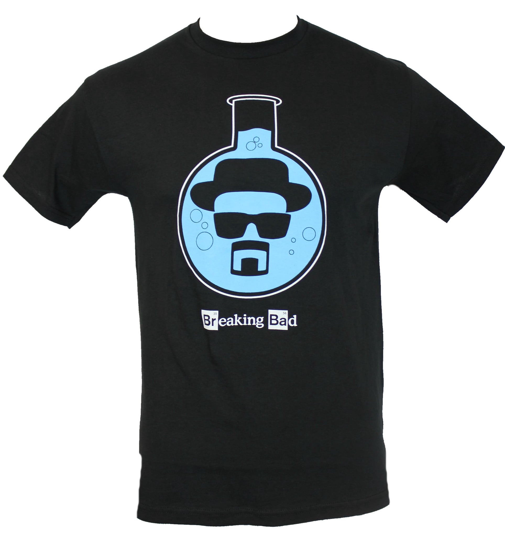 Breaking Bad Mens T-Shirt - Walter White Face Captured in Beaker ...