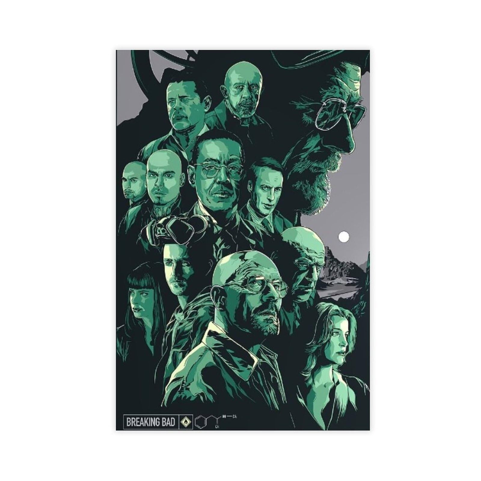 Breaking Bad Movie Poster(7) Canvas Poster Bedroom Decor Landscape ...