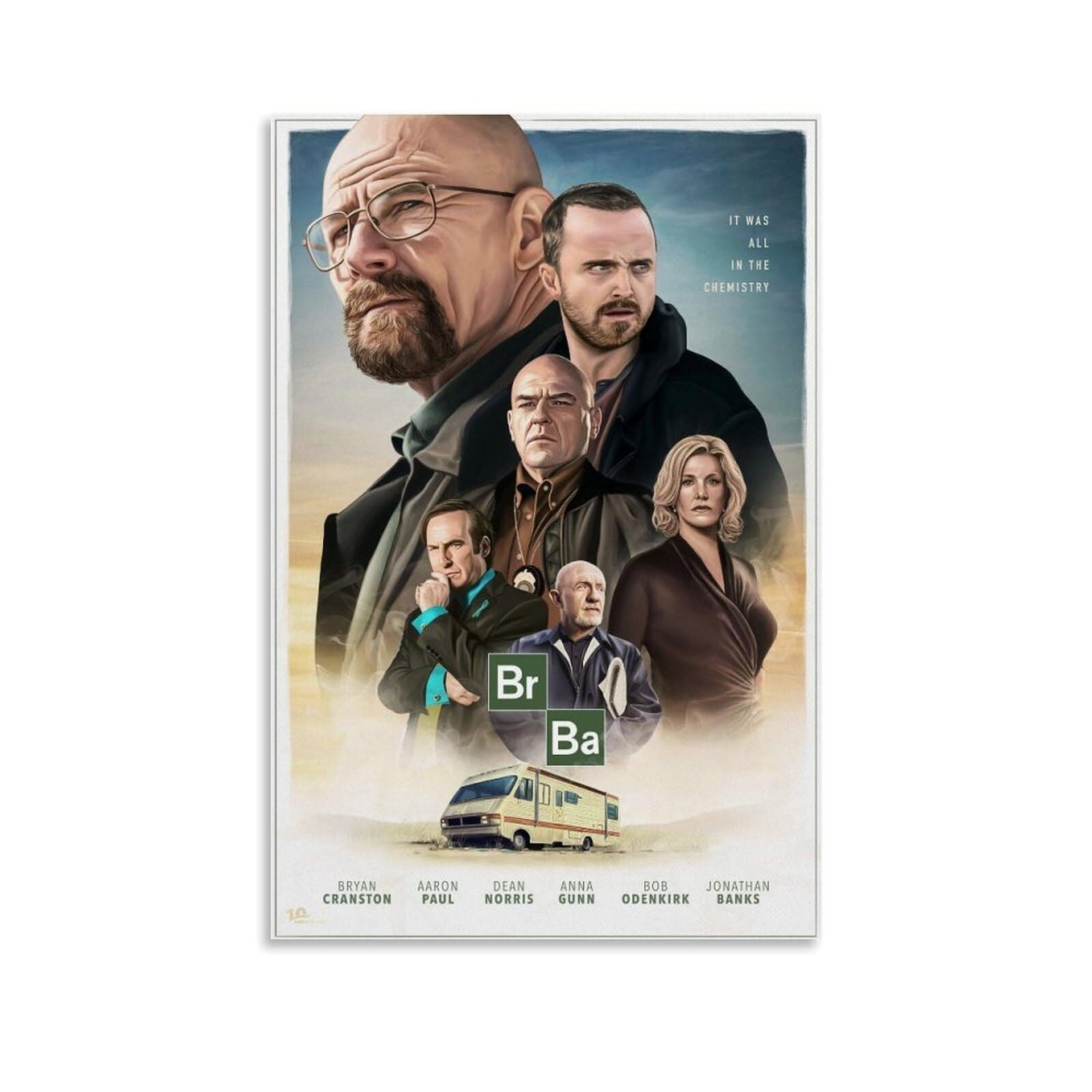 Breaking Bad Movie Starring Poster Music Album Cover Wall Art Decor ...