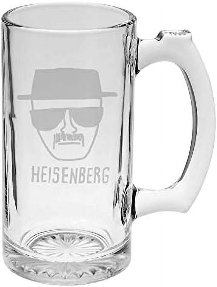 Breaking Bad Police Sketch Inspired 16 OZ Hand-made Etched Mug Glass ...