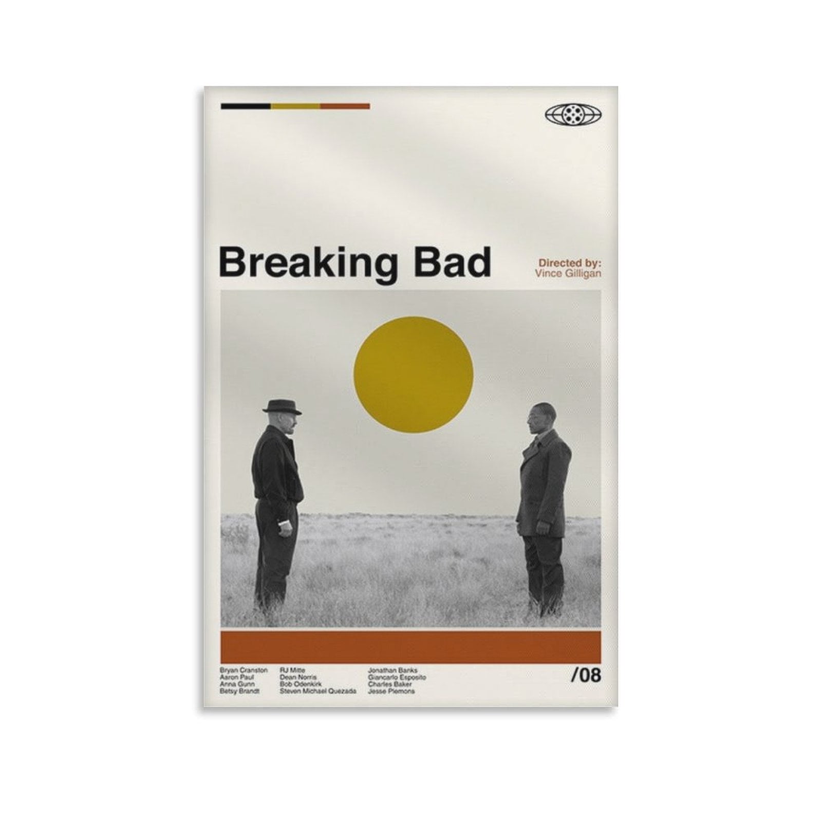 Breaking Bad Poster, Breaking Bad Tv Series Poster, Midcentury Art ...