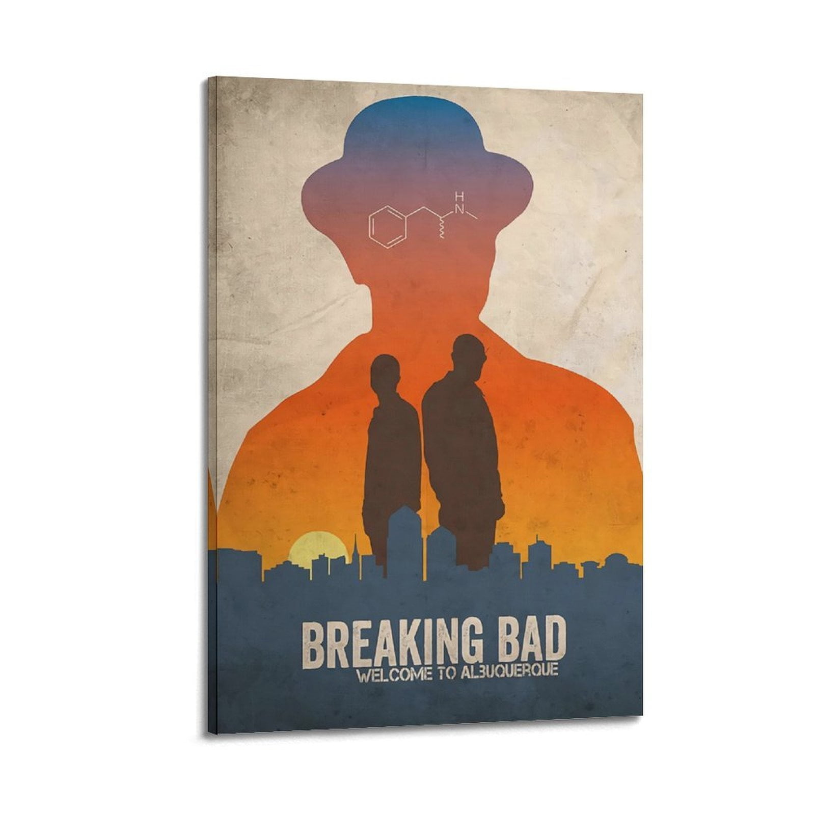 Breaking Bad Poster Wall Art Canvas Aesthetic Music And Movies ...