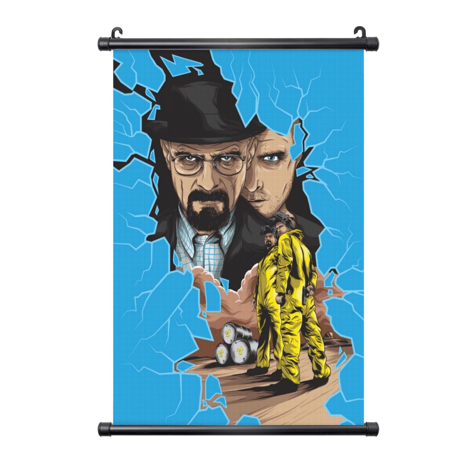 Breaking Bad Posters Wall Hanging Black Plastic Shaft Poster Wall Art ...