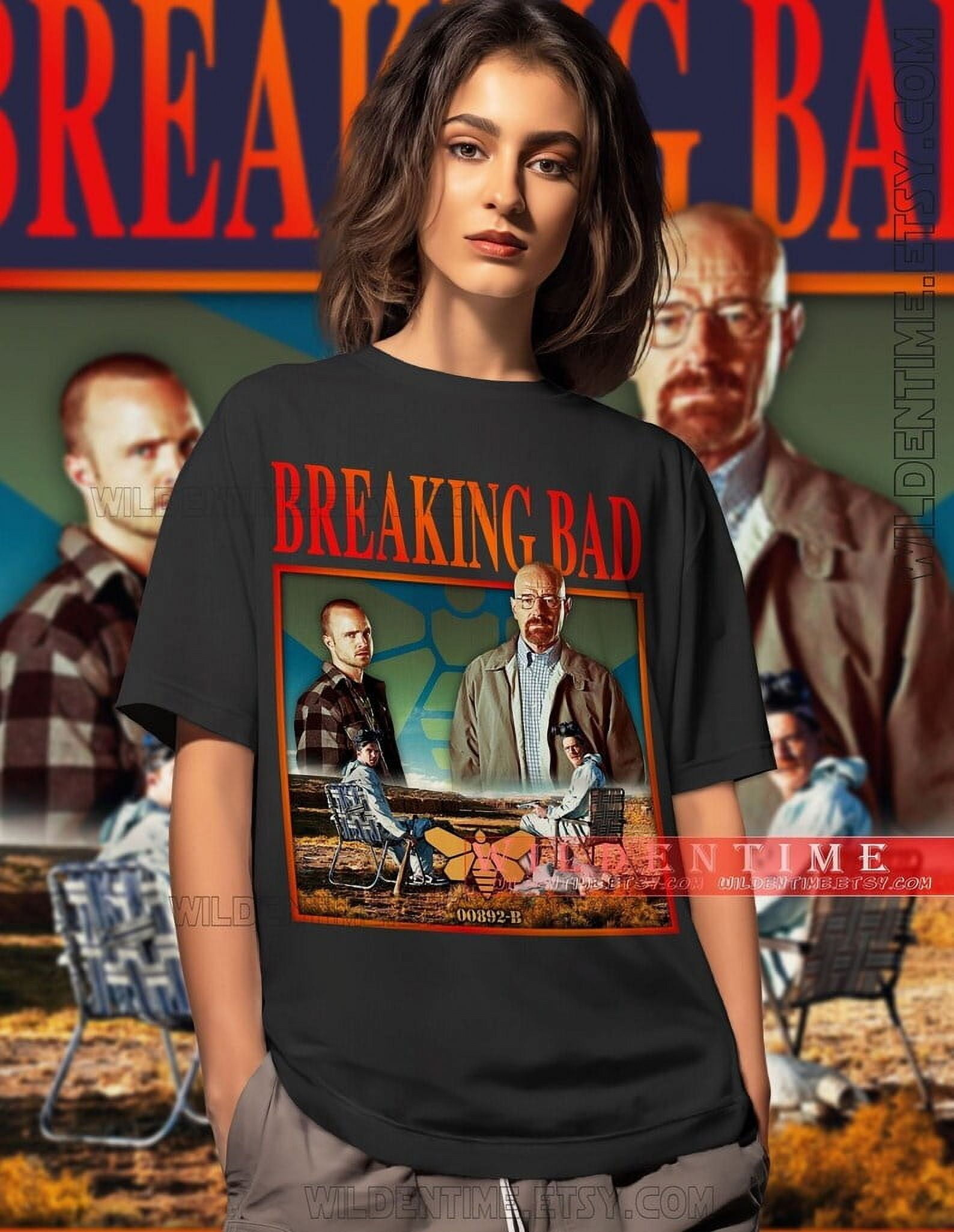 Breaking Bad Shirt, Series Walter White Vintage Retro Tshirt, Breaking ...