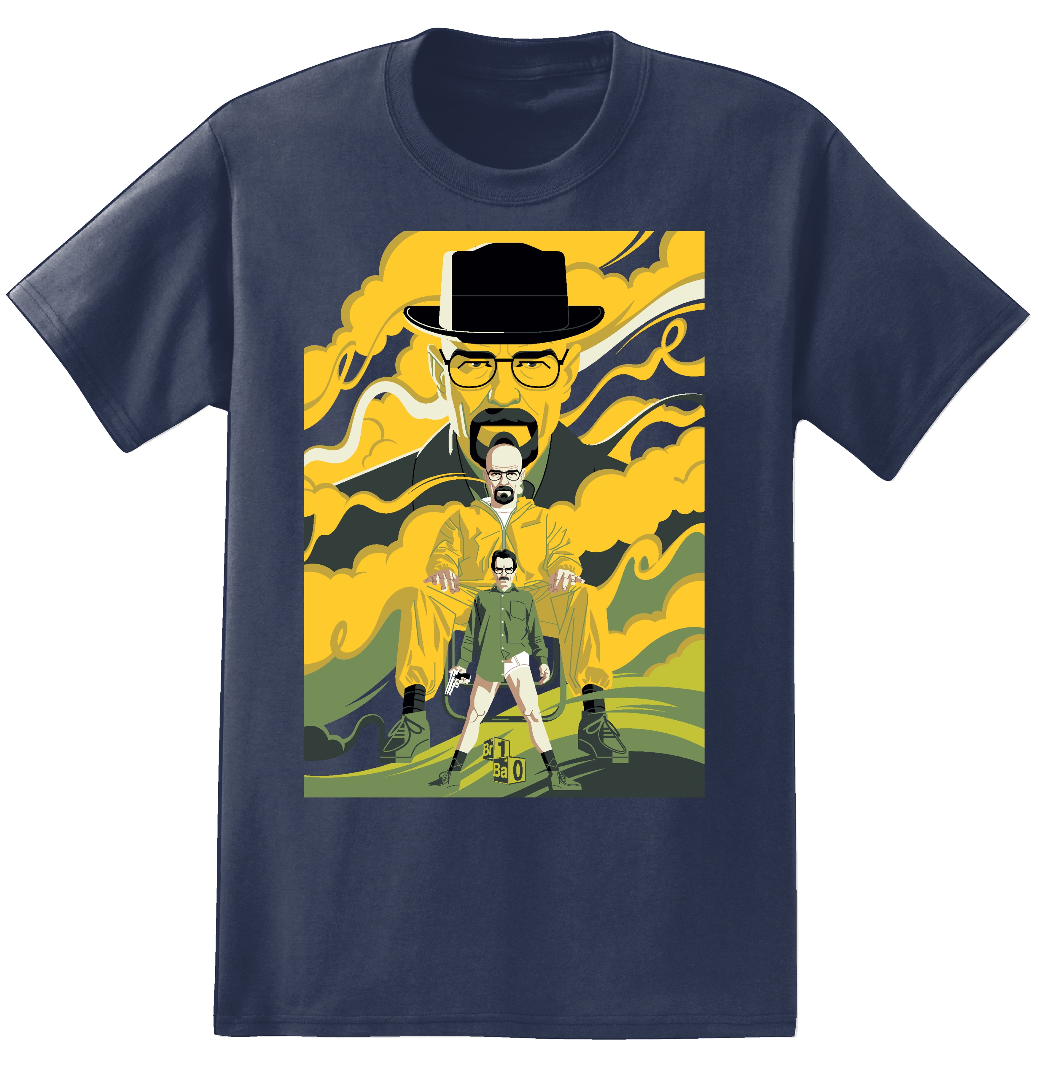 Breaking Bad Stages of Walter White Mens and Womens Short Sleeve T ...