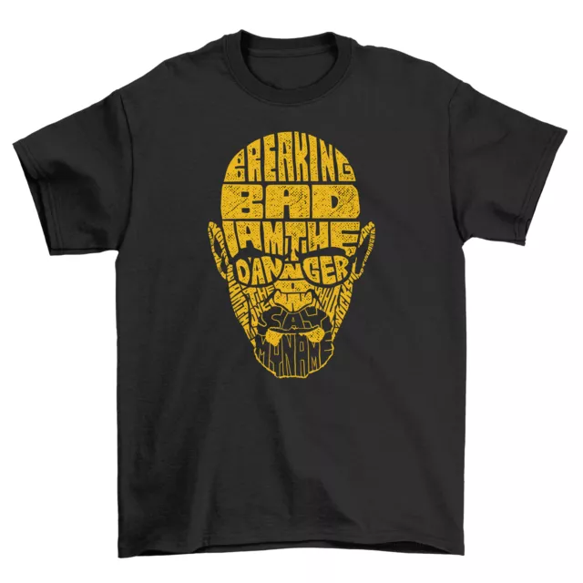 Breaking Bad Text T-Shirt - Funny Chemistry Design With A Hint Of ...