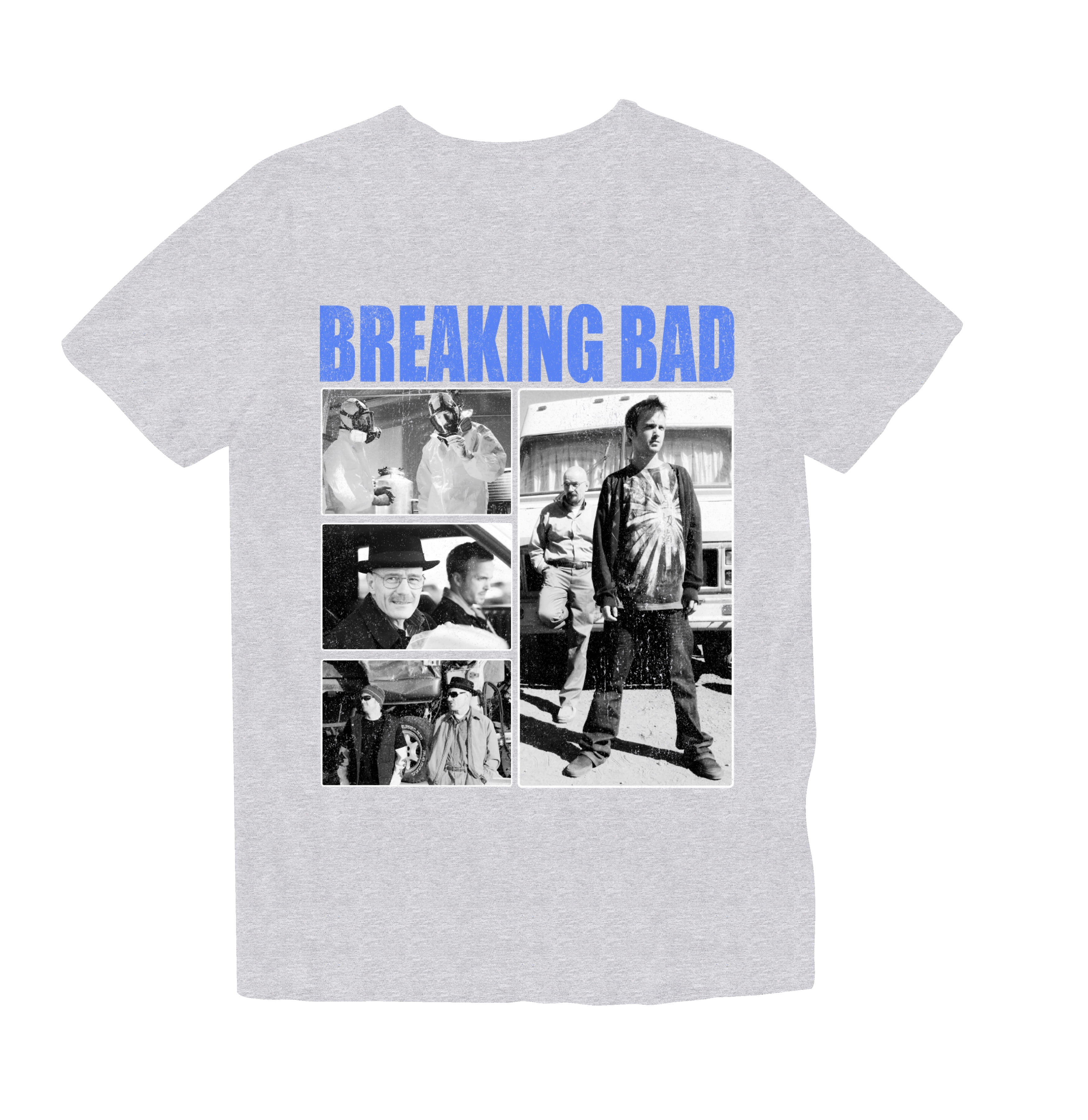 Breaking Bad Walt and Jesse Photo Grid Mens and Womens Short Sleeve T ...