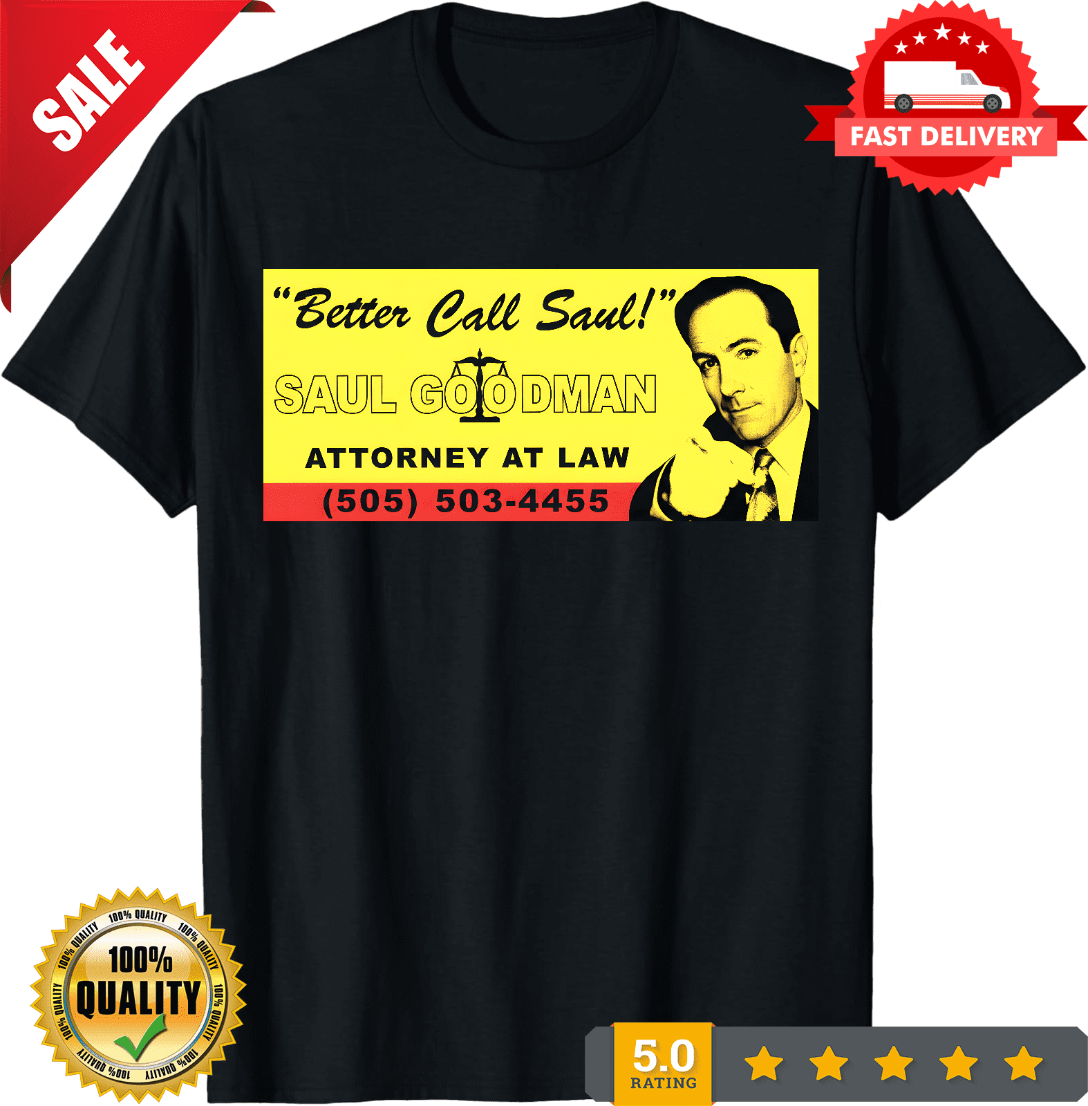 Breaking Bad, You Better Call Saul Mens Small Unisex T-Shirt - New ...