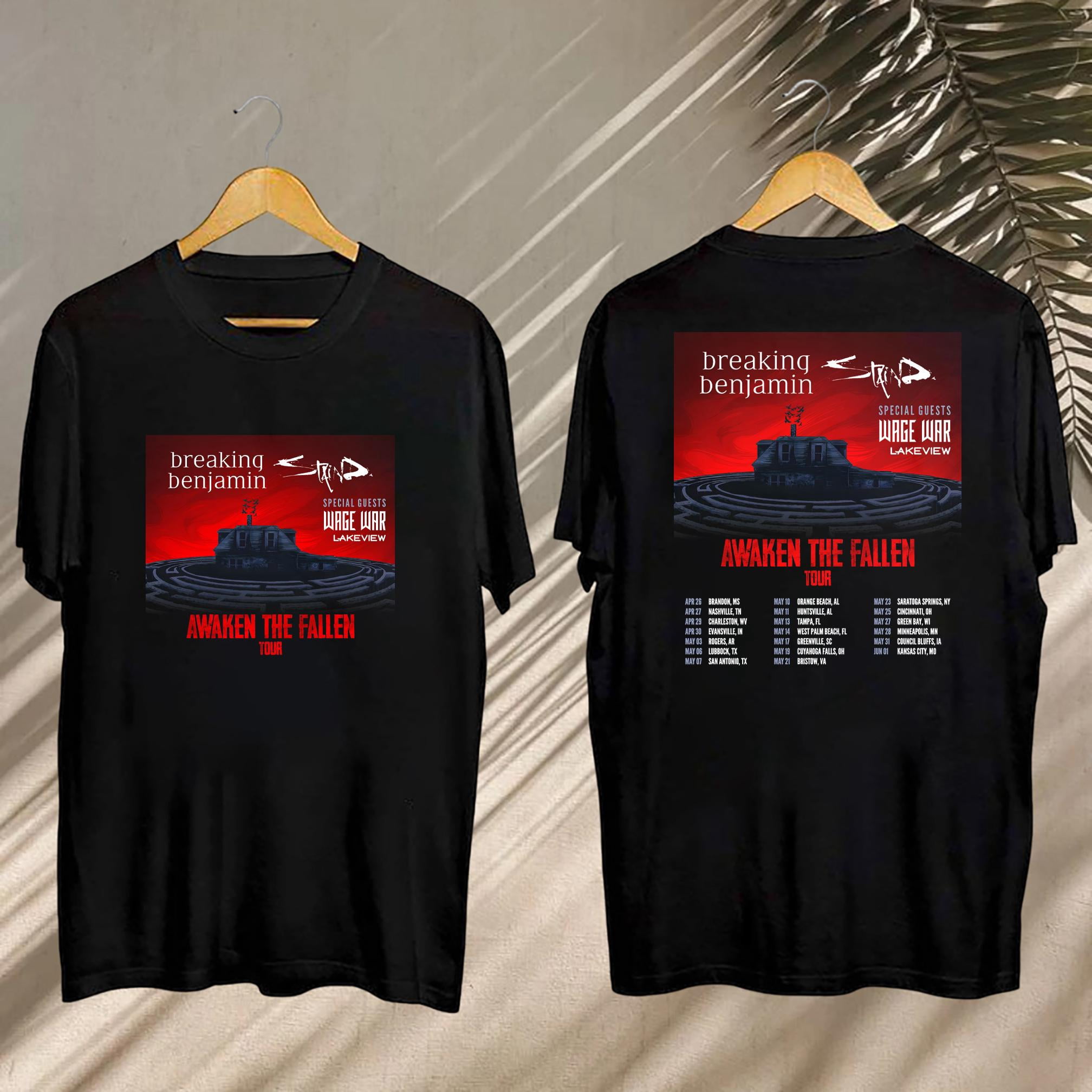 Breaking! Benjamin! Awaken The Fallen 2025 Tour Shirt, Breaking ...