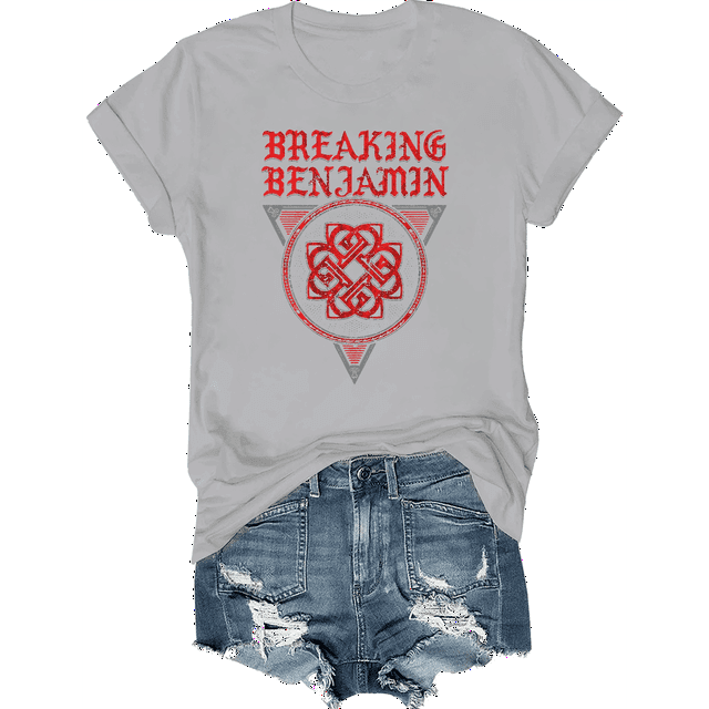 Breaking Benjamin T-Shirt Breaking Benjamin Band Logo T-Shirt Breaking ...