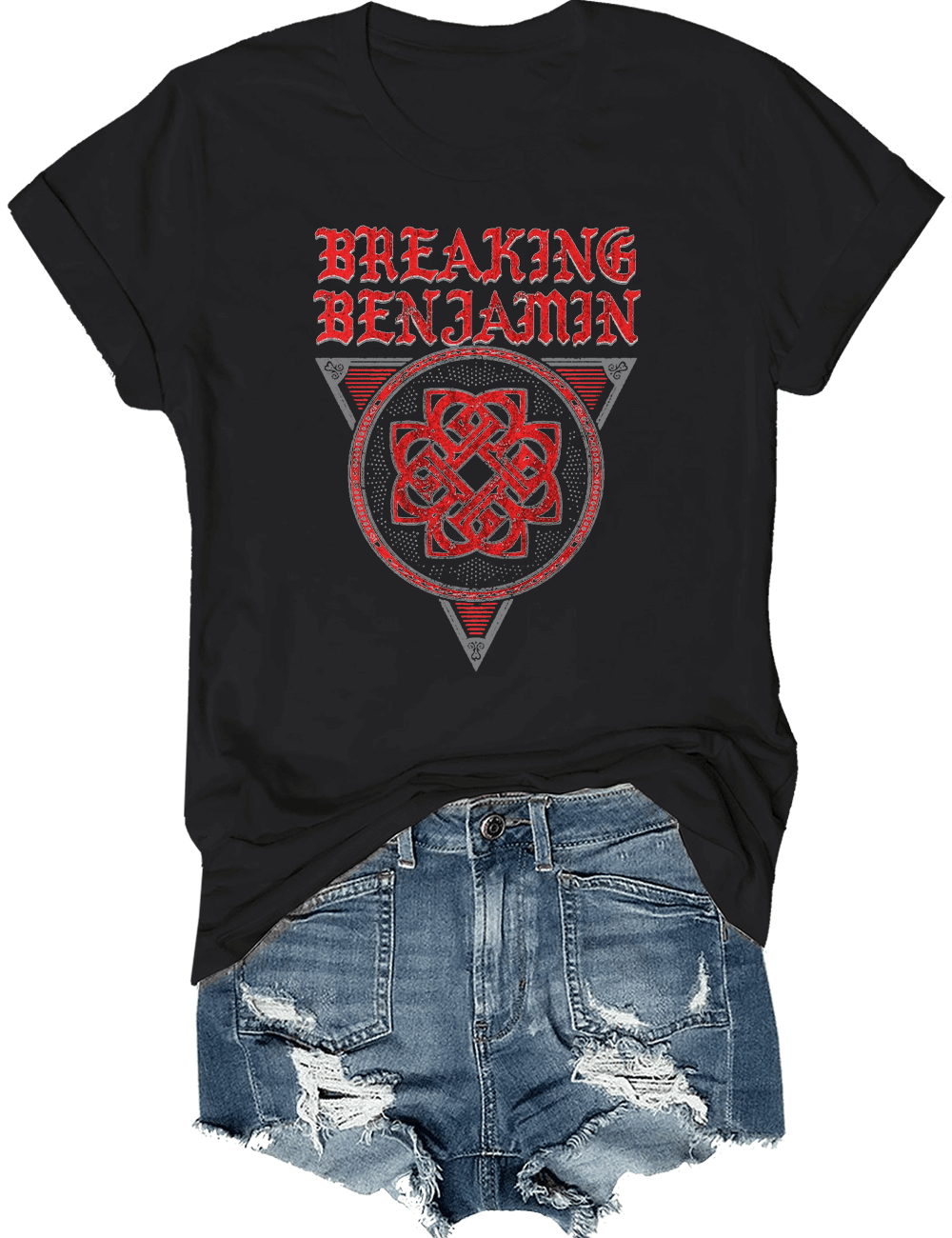 Breaking Benjamin T-Shirt Breaking Benjamin Band Logo T-Shirt Breaking ...