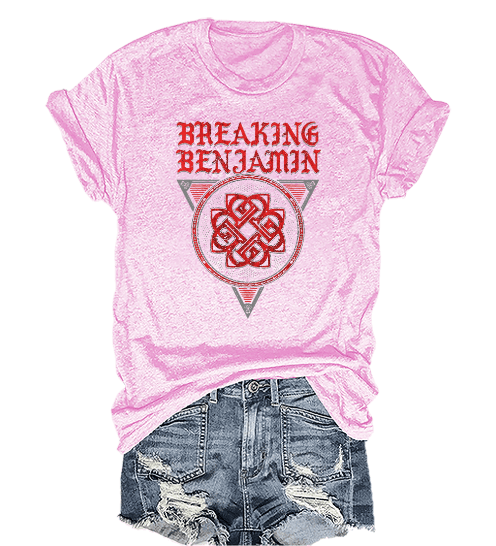 Breaking Benjamin T-Shirt, Breaking Benjamin Band Logo T-shirt ...