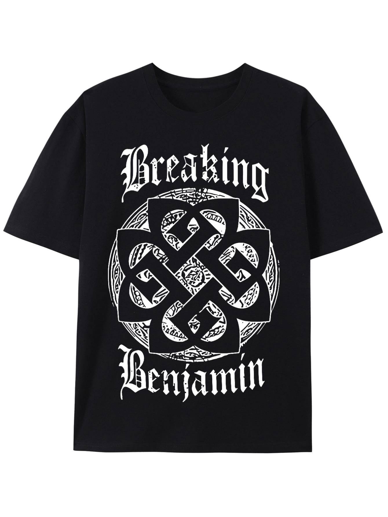 [Breaking Benjamin Tour Tee] Breaking Benjamin Funny Men's Short Sleeve ...