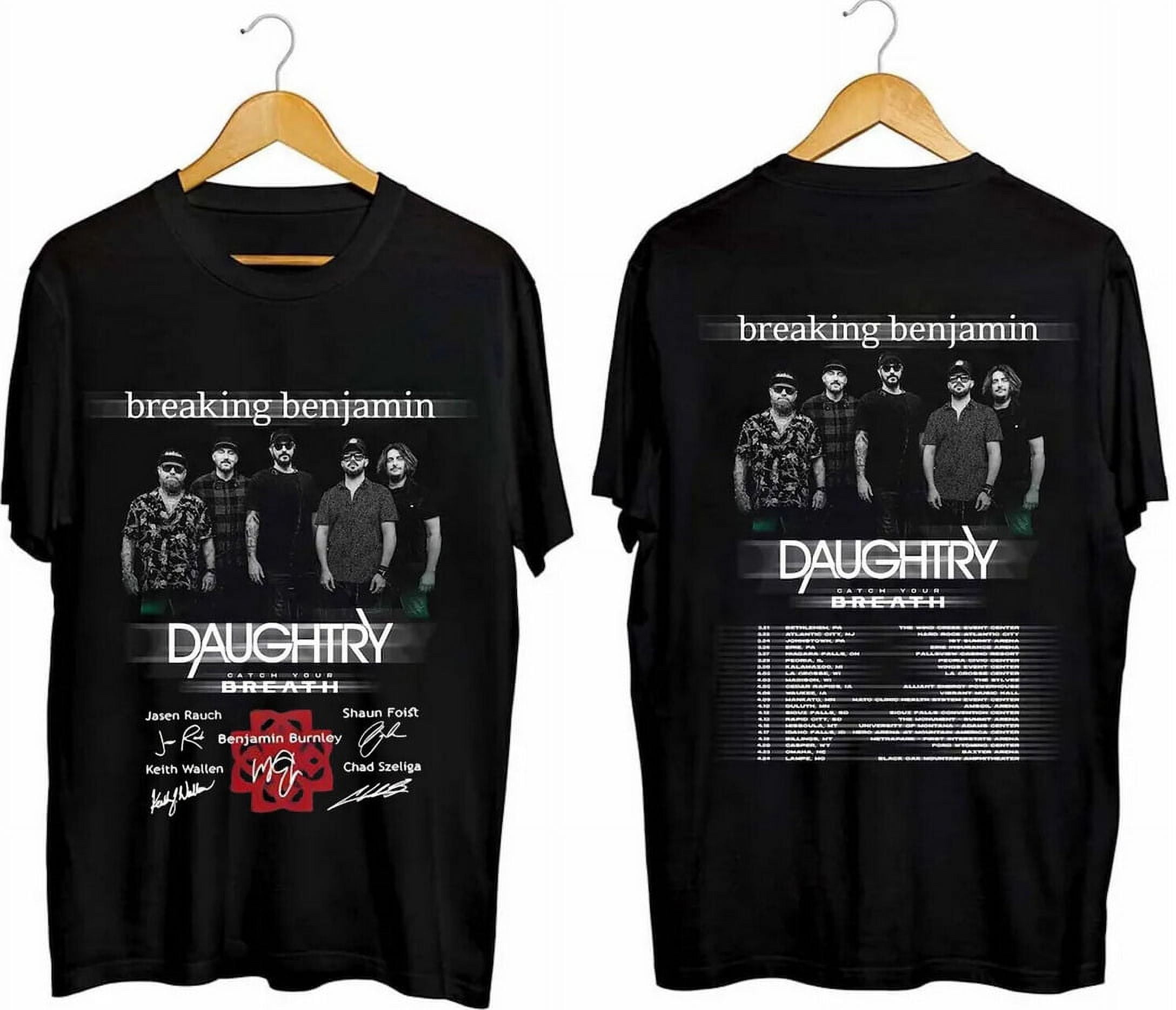 Breaking-Benjamin US Tour 2024 Signature T Shirt, Breaking-Benjamin ...