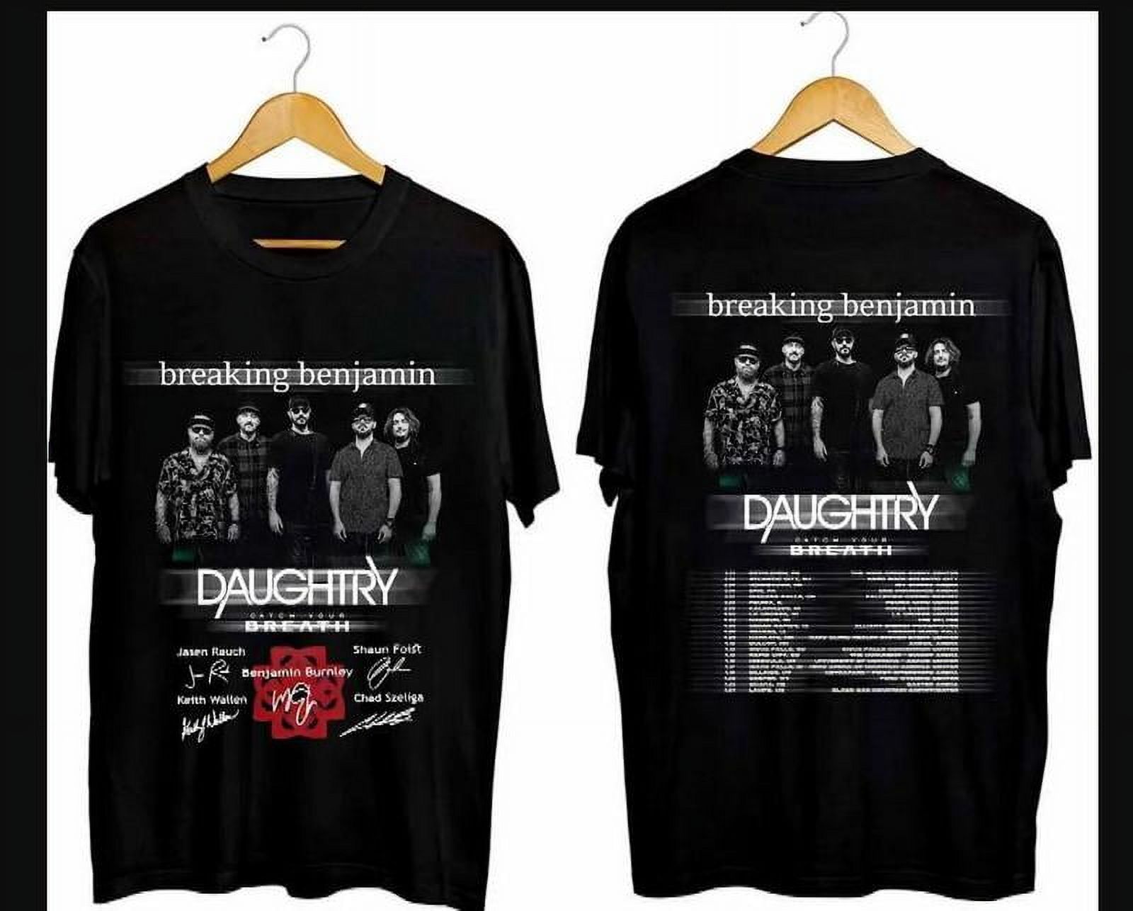 Breaking-Benjamin US Tour 2024 Signature Unisex Comfort Tee T Shirt ...