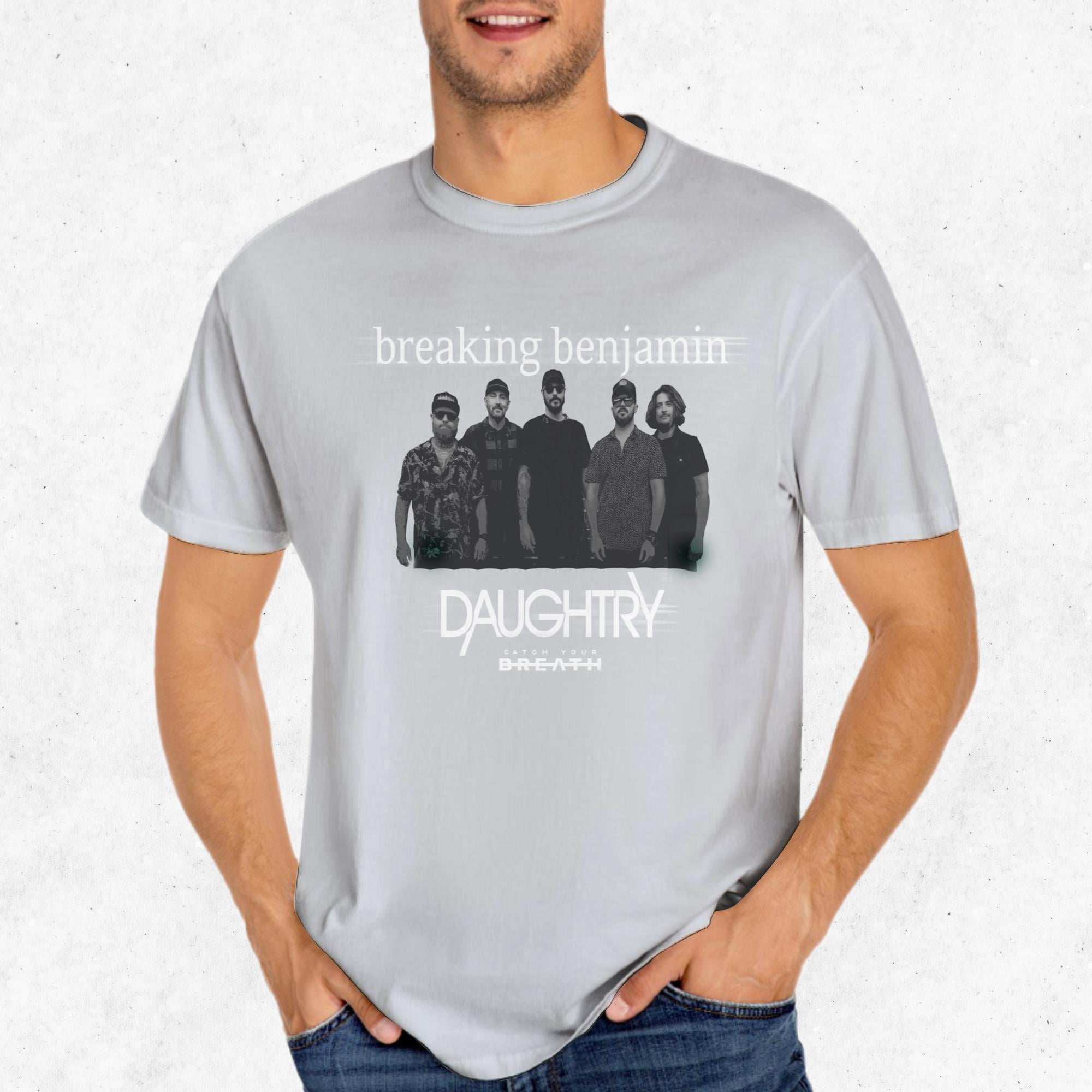 Breaking Benjamin and Daughtry Tour T-Shirt - Rock Concert 2024 Unisex ...
