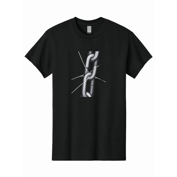 Breaking Chain Link Graphic Freedom Liberation Strength Gym Power ...