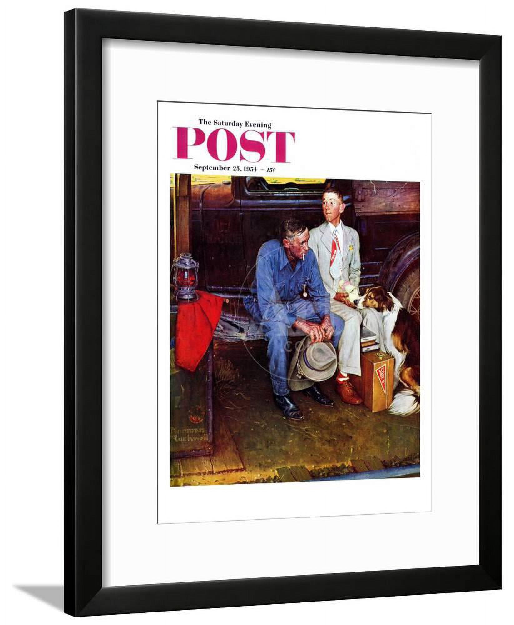 Breaking Home Ties Saturday Evening Post Cover, September 25,1954 ...