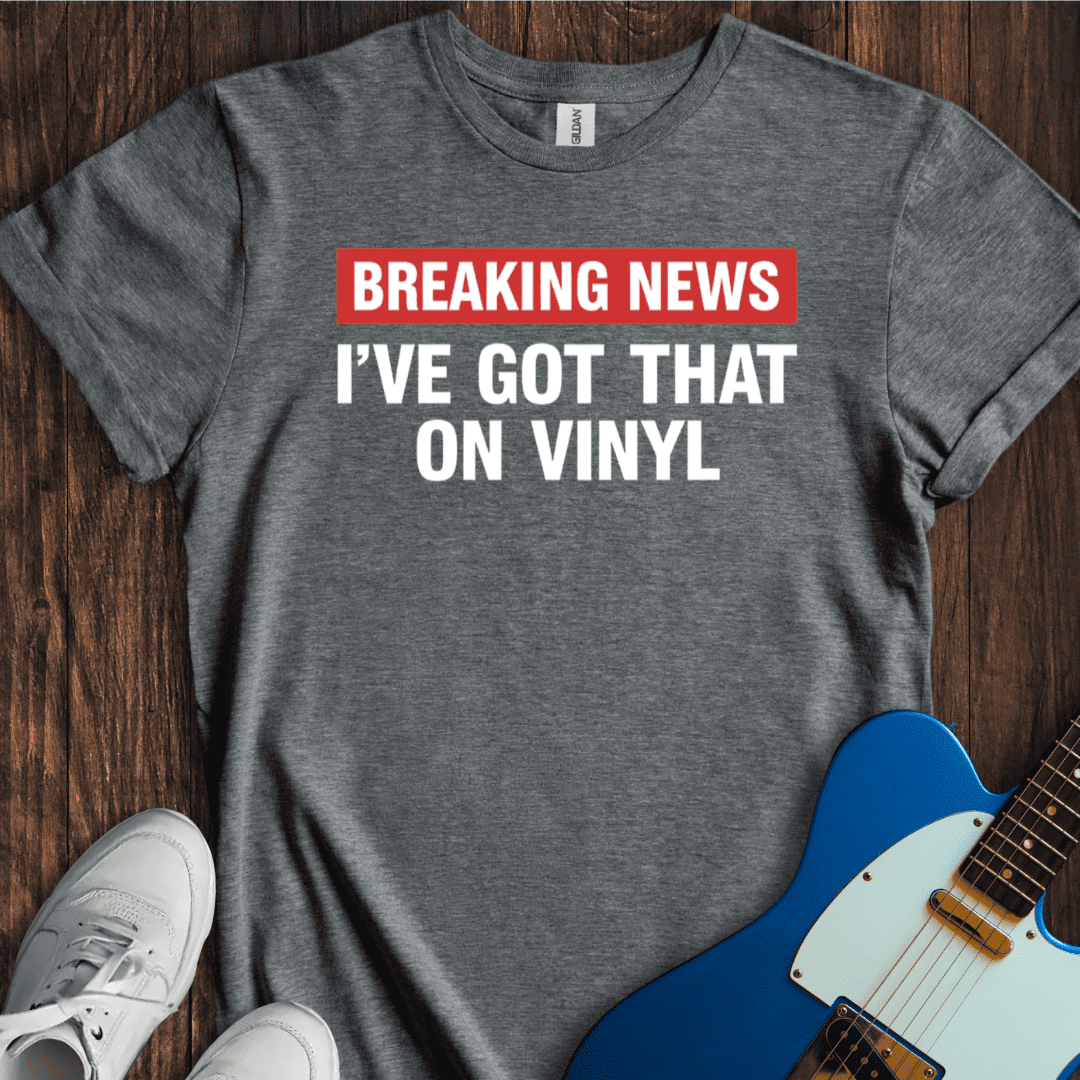 Breaking News Vinyl T-Shirt - Walmart.com