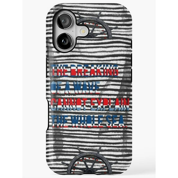 Breaking Of Wave Cannot Explain Phone Case for iPhone 11 12 13 14 15 16 ...