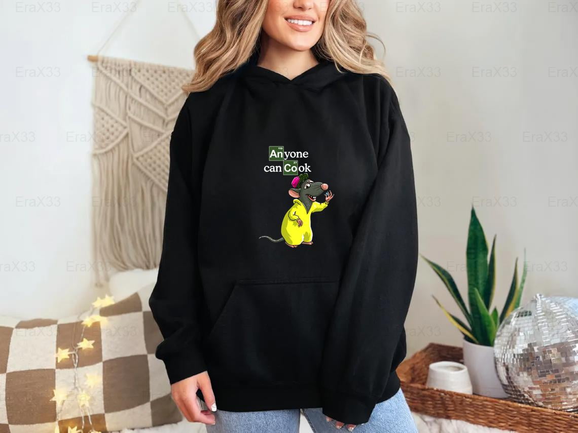 Breaking Rat Hoodie with Cartoon Mischief and Humor, for men & women ...