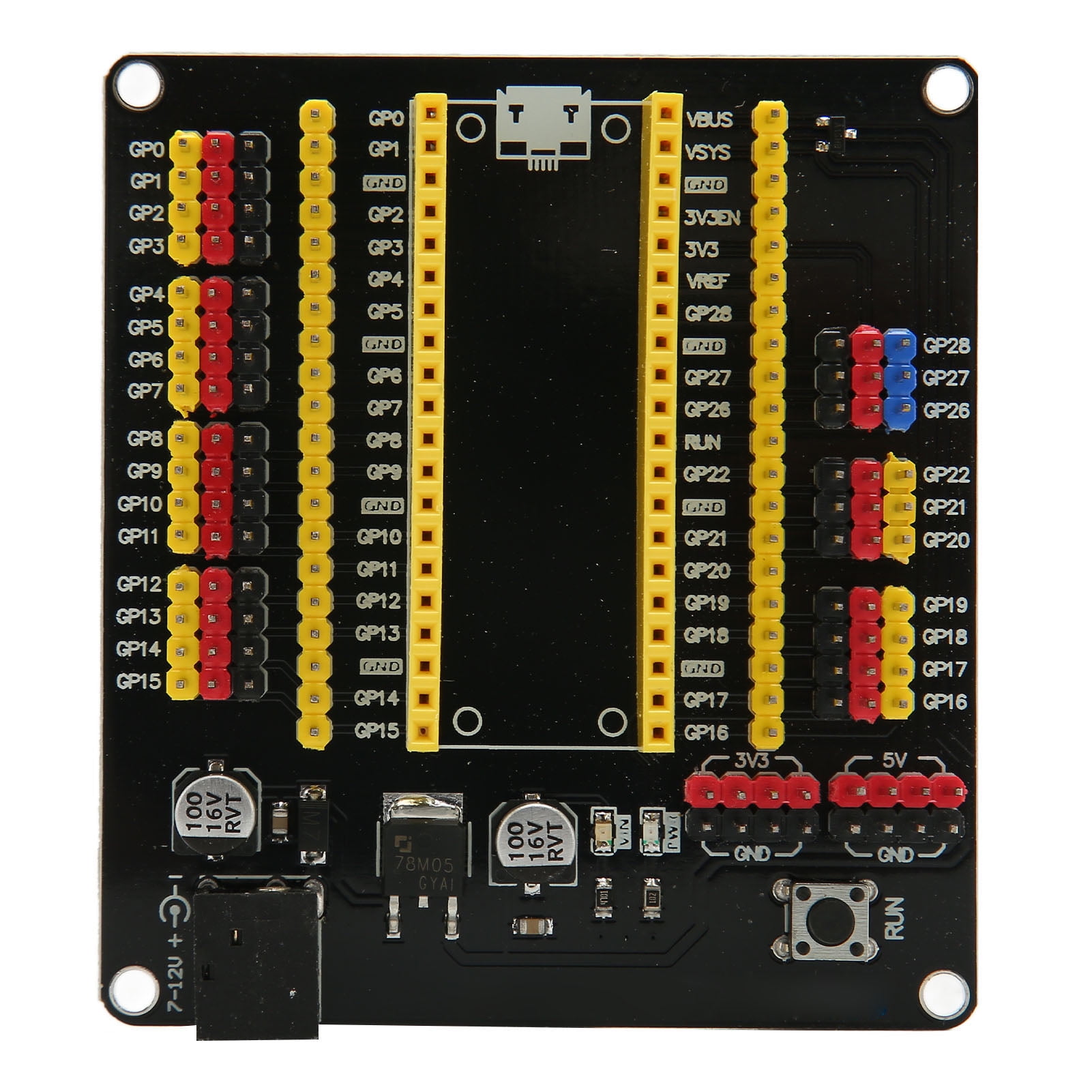 Breakout Board for Raspberry Pi for Pico Development Board for GPIO ... Breakout Board for Raspberry Pi for Pico Development Board for GPIO ...
