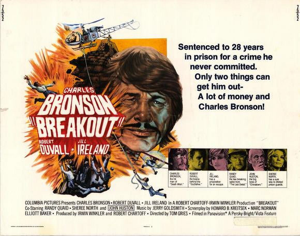 Breakout - movie POSTER (Style A) (11" x 14") (1975) - Walmart.com