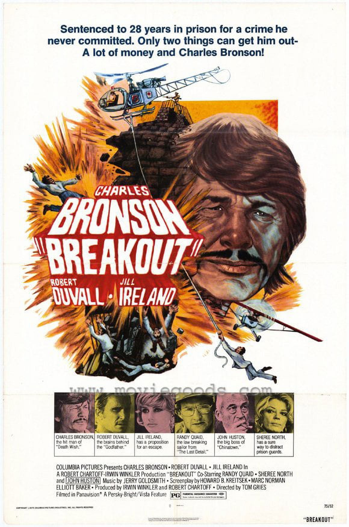 Breakout - movie POSTER (Style A) (27" x 40") (1975) - Walmart.com